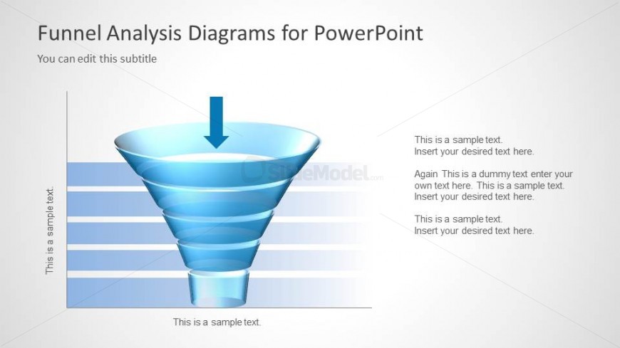 Funnel Analysis Slide Design with Chart - SlideModel