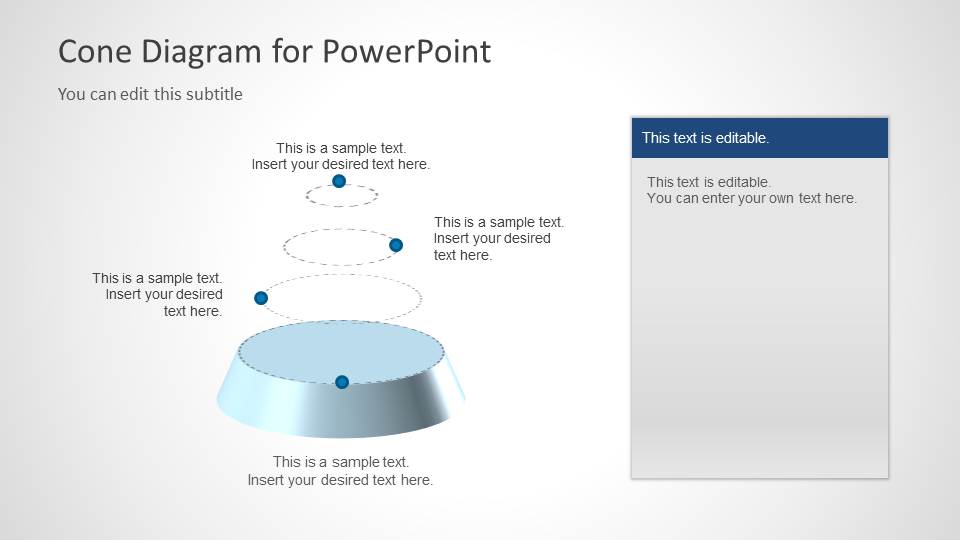 3D Cone Diagrams for PowerPoint - SlideModel
