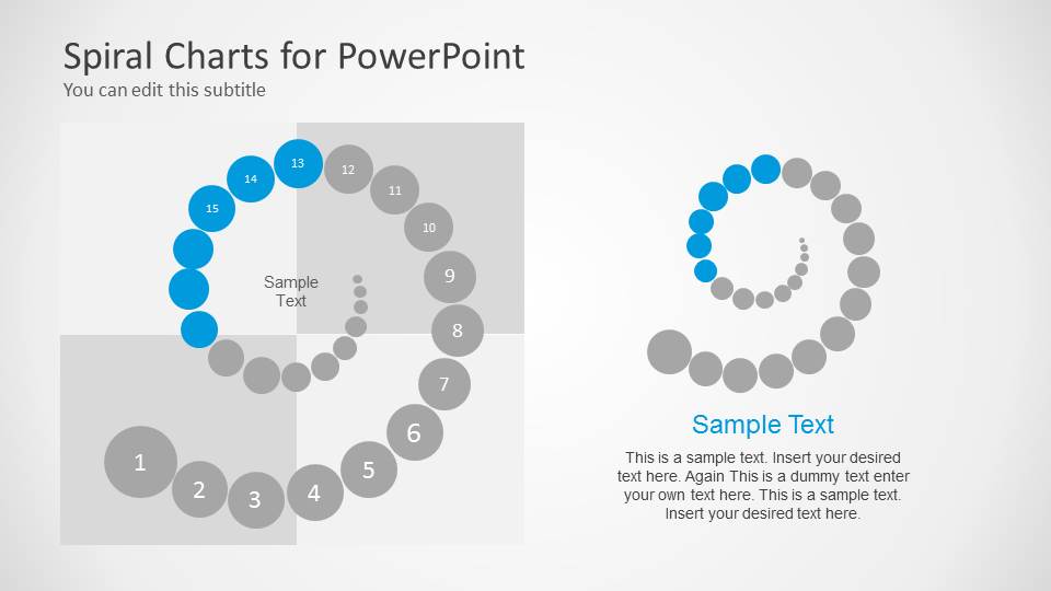 Spiral Chart Diagram for PowerPoint - SlideModel