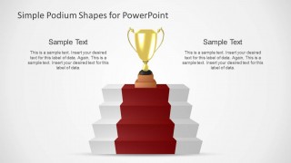Simple Podium Shapes for PowerPoint - SlideModel