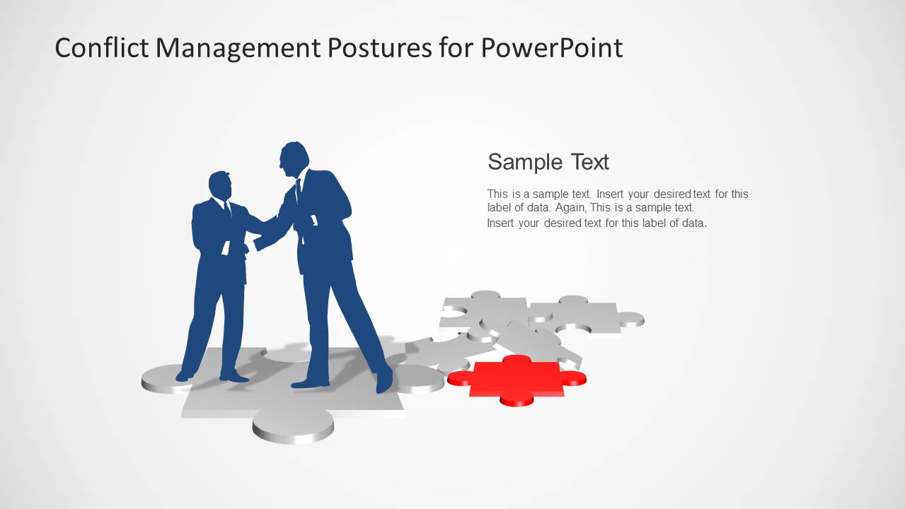 Conflict Management Postures for PowerPoint - SlideModel