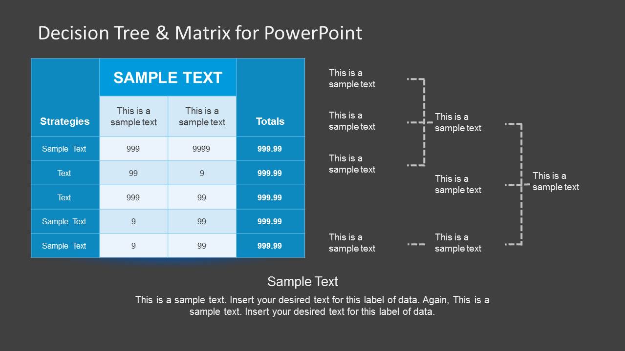 Decision Tree & Matrix Template for PowerPoint - SlideModel Decision Tree & Matrix Template for PowerPoint - SlideModel