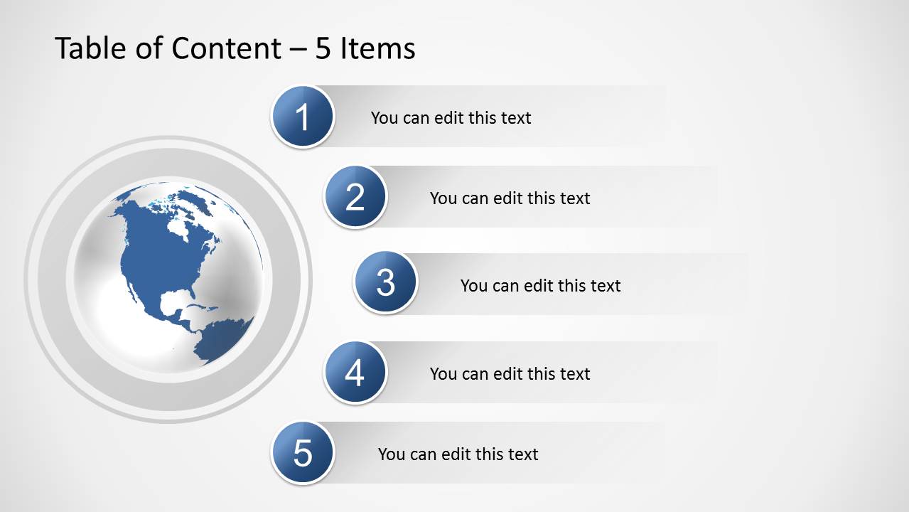 Table of Content Slides for PowerPoint - SlideModel