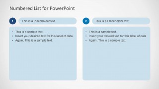 Numbered List Template for PowerPoint - SlideModel