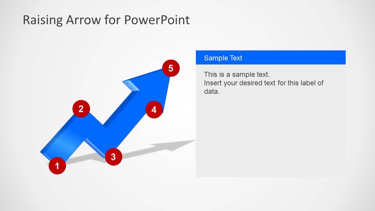 Raising Arrow for PowerPoint - SlideModel