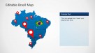 Editable Brazil Map Template for PowerPoint - SlideModel