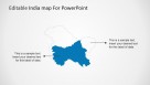 Editable India Map Template for PowerPoint - SlideModel