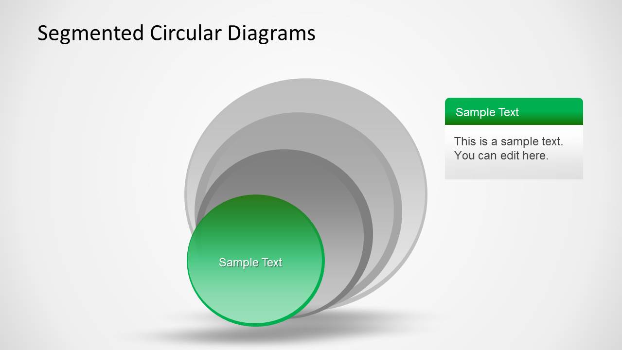 4 Step Segmented Circular Diagrams for PowerPoint - SlideModel