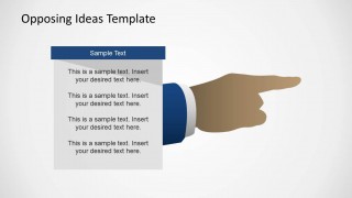 Opposing Views PowerPoint Template - SlideModel