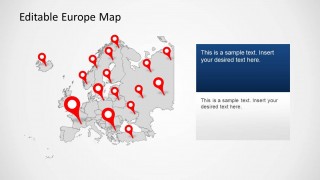 Europe Map Template for PowerPoint - SlideModel