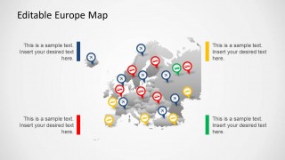 Europe Map Template for PowerPoint - SlideModel