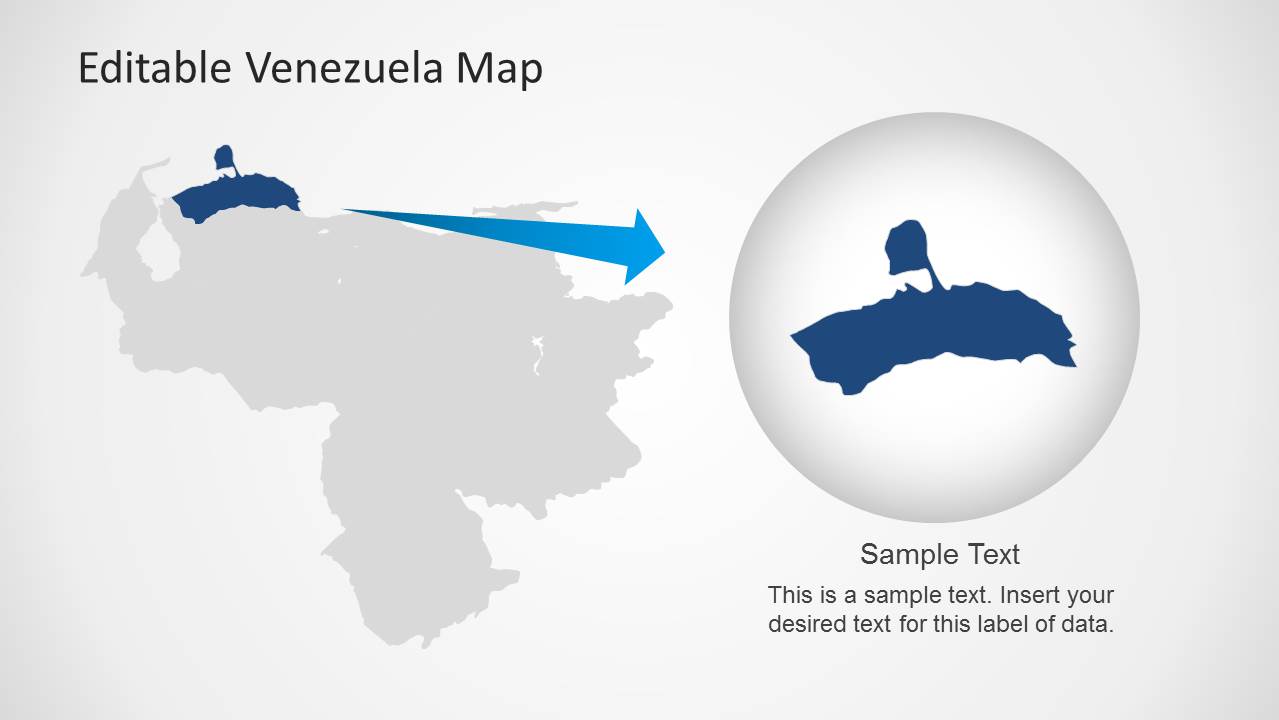 Venezuela Map Template for PowerPoint - SlideModel