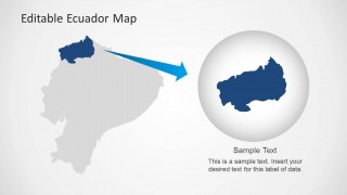 Ecuador Map Template for PowerPoint - SlideModel