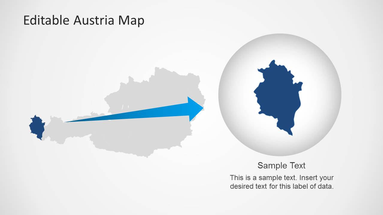 Austria Map Template for PowerPoint - SlideModel