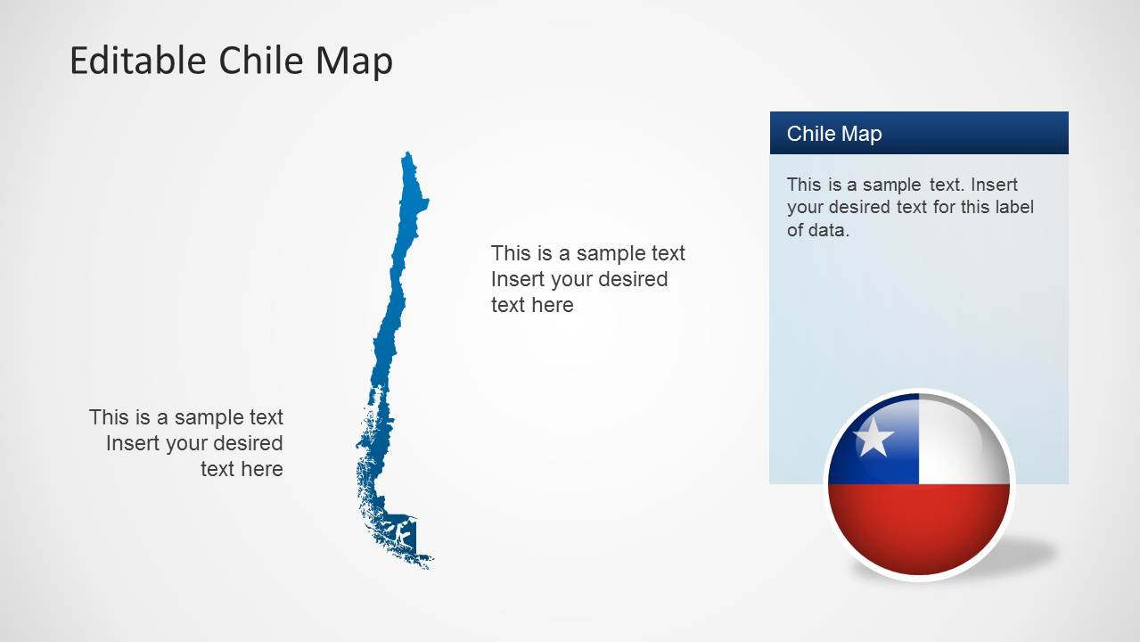 Chile Map Template for PowerPoint - SlideModel