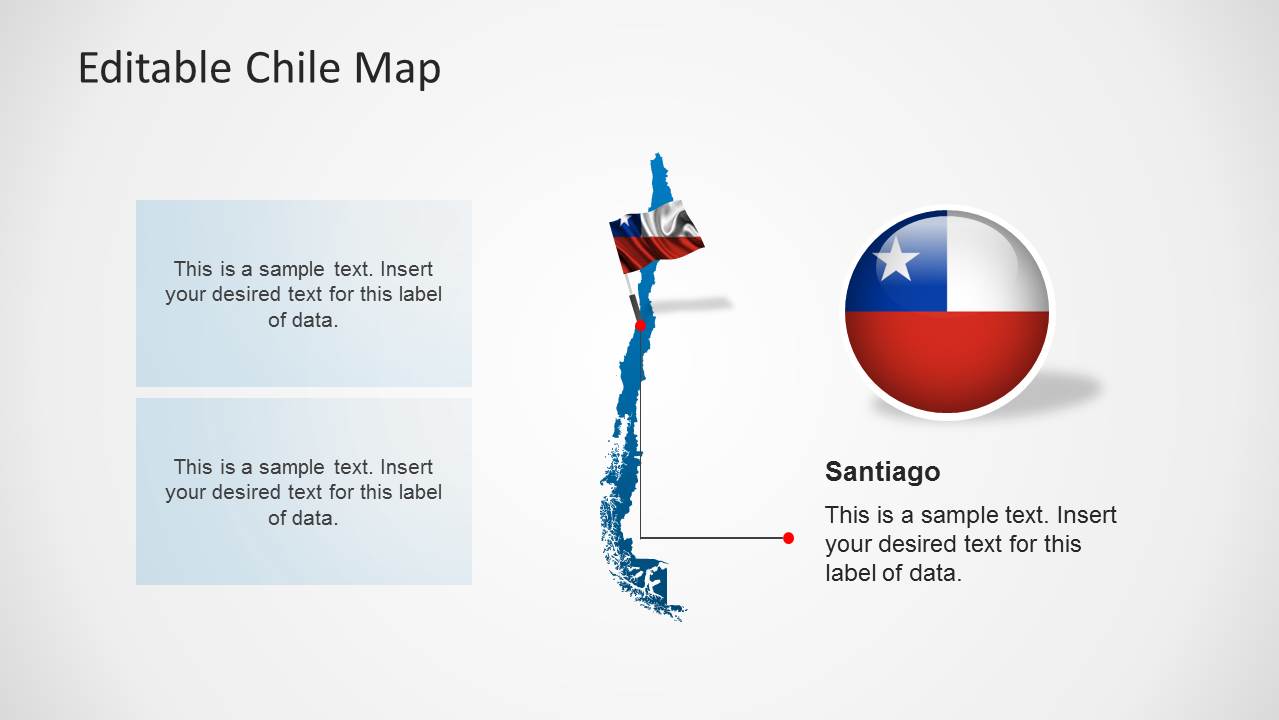 Chile Map Template for PowerPoint - SlideModel