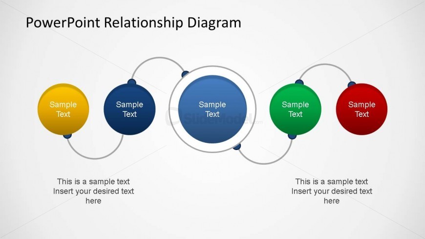 PowerPoint Relationship Diagram Linear Connection - SlideModel PowerPoint Relationship Diagram Linear Connection - SlideModel