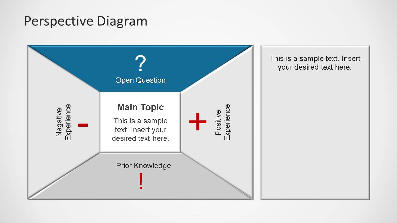Perspective Diagram PowerPoint Teamplate - SlideModel
