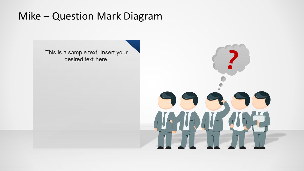 Too Many Questions PowerPoint Template - SlideModel