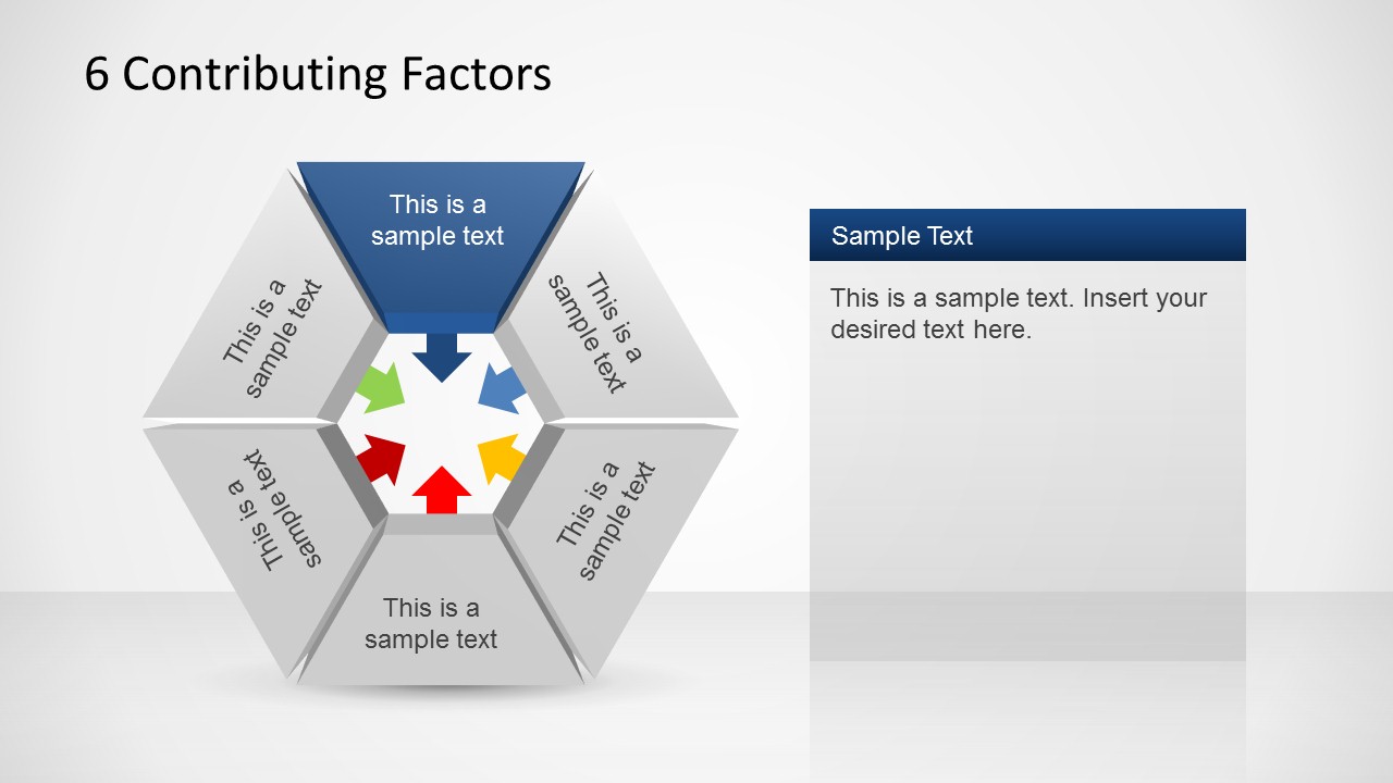 6 Contributing Factors Diagram Template for PowerPoint - SlideModel
