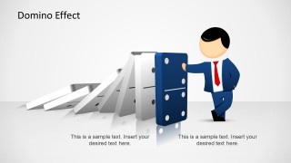 Domino Effect & Pieces Template for PowerPoint - SlideModel