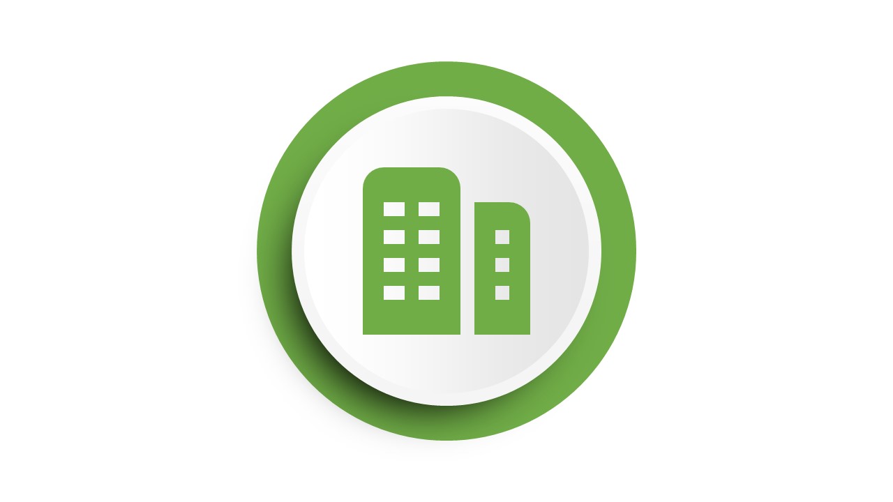 Animated All Into One Circle PowerPoint Template