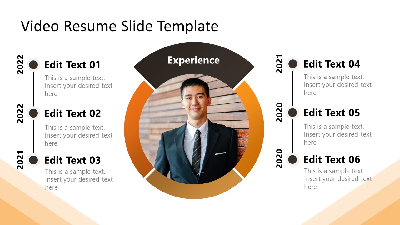 Video Resume PowerPoint Template & Google Slides