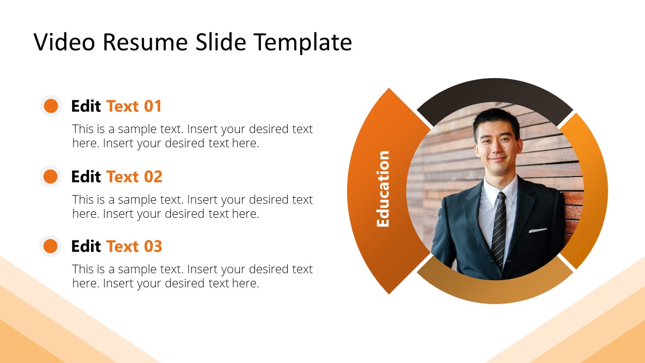 Video Resume PowerPoint Template & Google Slides