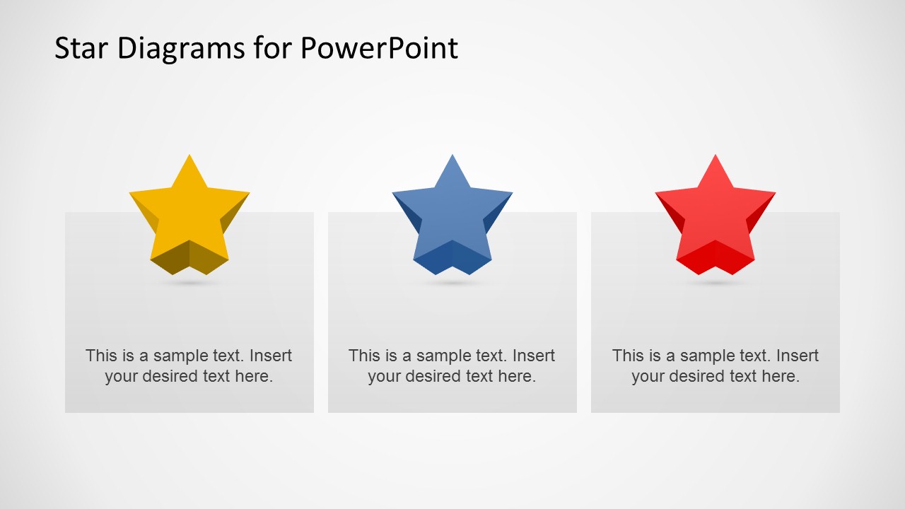 3D Stars Template for PowerPoint - SlideModel