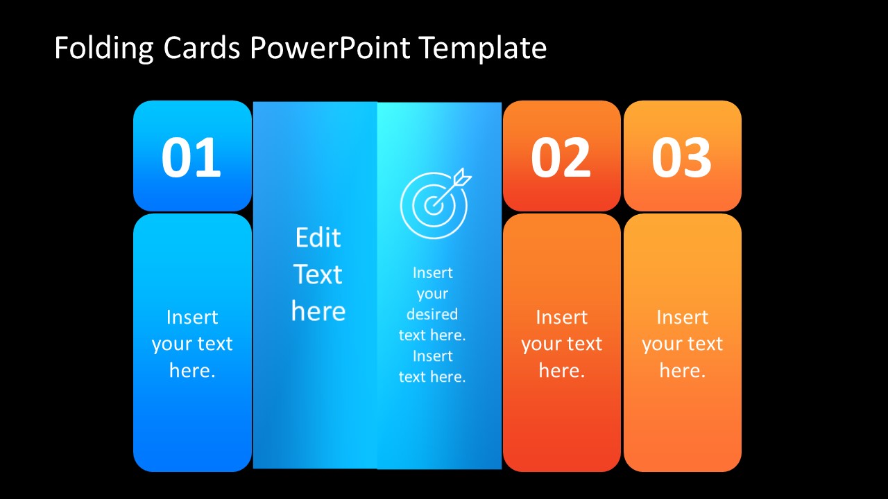 Folding Cards PowerPoint Template