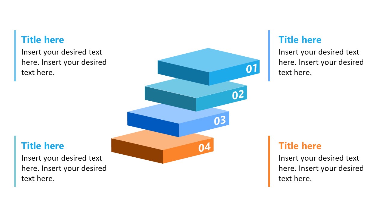 5-Step Progressive Infographic Slide Template