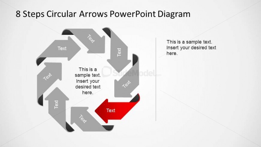 Fifth Step Highlighted In Circular Arrows Powerpoint Diagram Slidemodel ... Fifth Step Highlighted In Circular Arrows Powerpoint Diagram Slidemodel ...