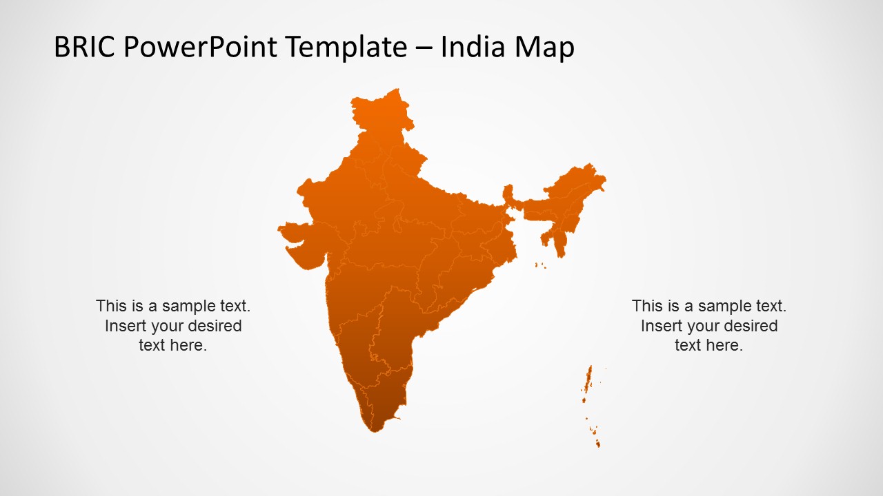 BRIC Maps Template for PowerPoint - SlideModel