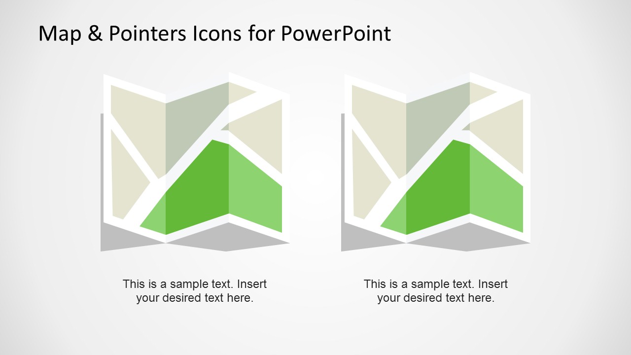 Editable Map & Pointers Icons for PowerPoint - SlideModel