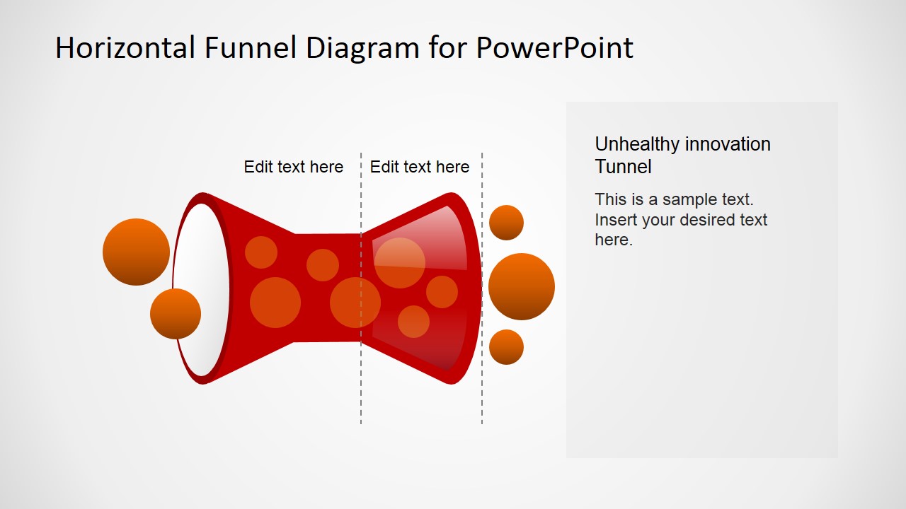 Horizontal Funnel Diagram for PowerPoint - SlideModel Horizontal Funnel Diagram for PowerPoint - SlideModel