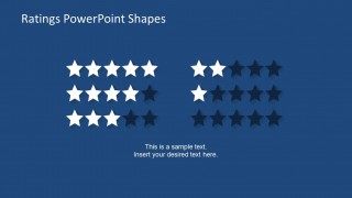 Simple Ratings PowerPoint Shapes - SlideModel