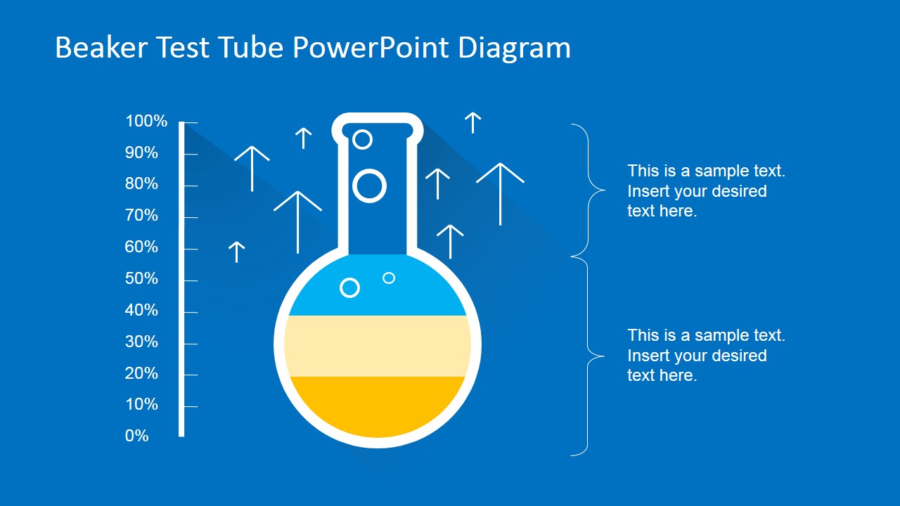 Beaker Test Tube PowerPoint Diagram - SlideModel