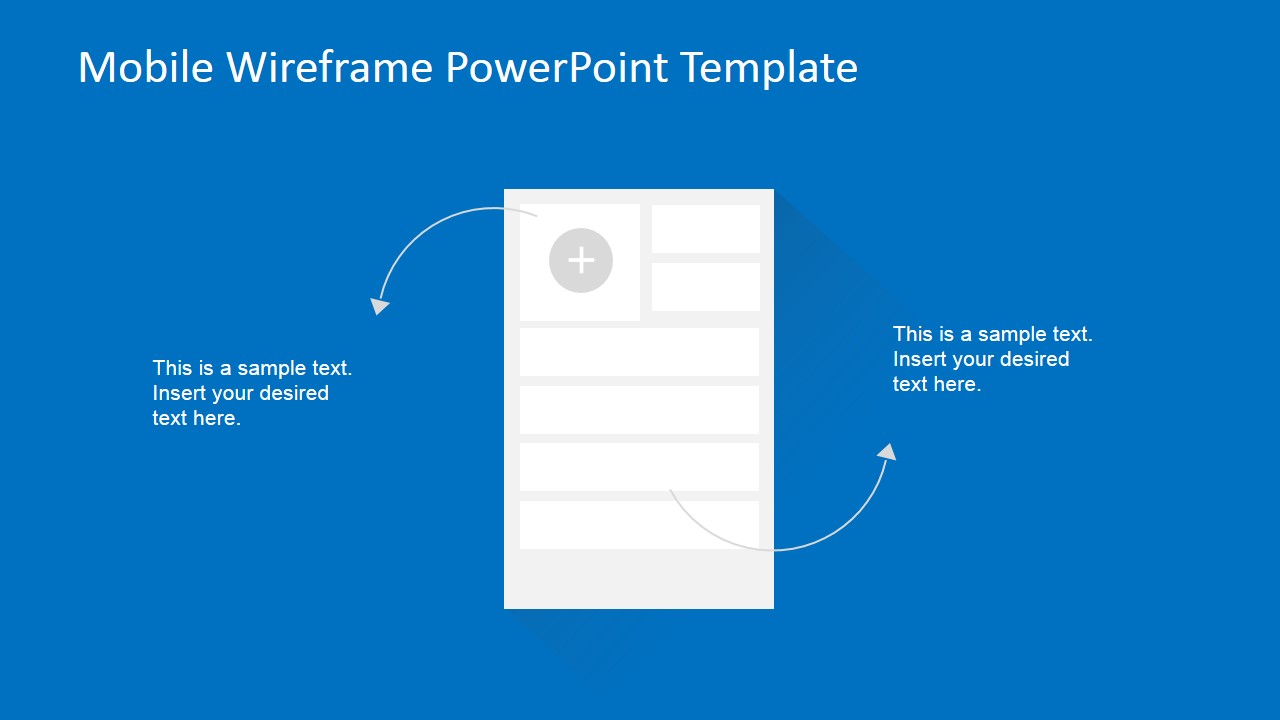 Mobile Wireframes PowerPoint Template & Presentation Slides