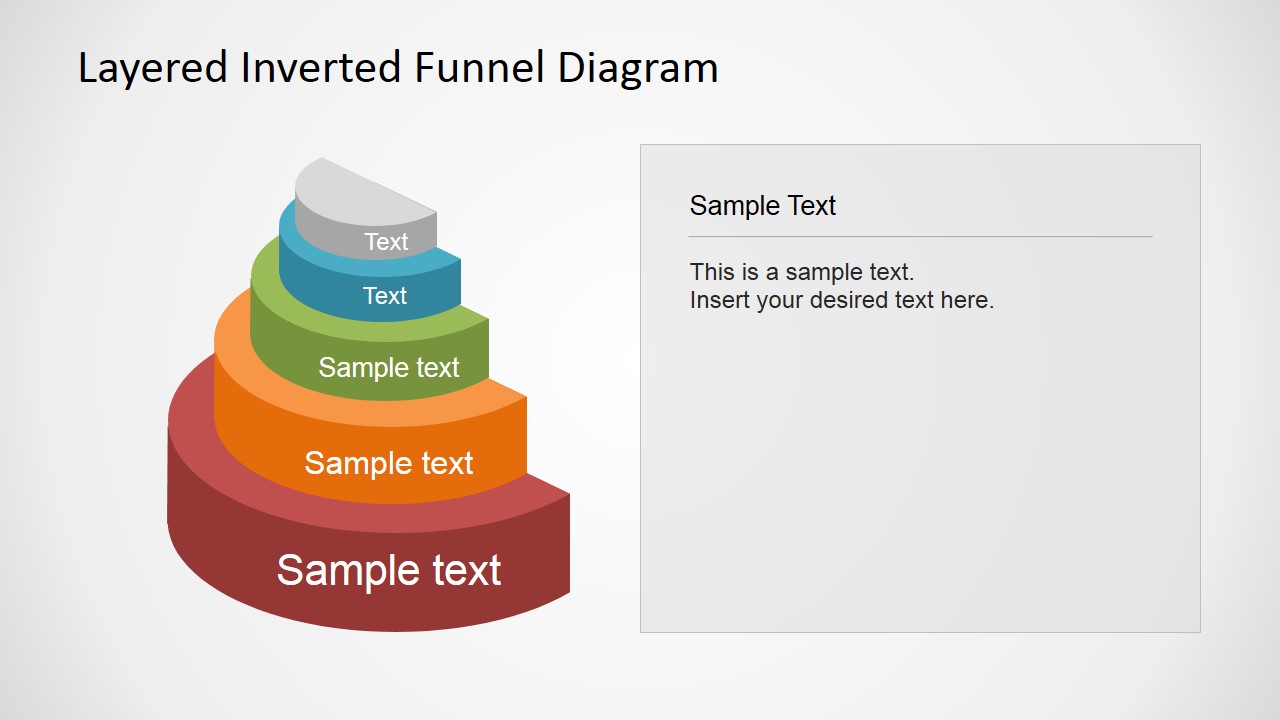 Layered Inverted Funnel Diagram - SlideModel