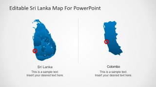 Editable Sri Lanka PowerPoint Map - SlideModel