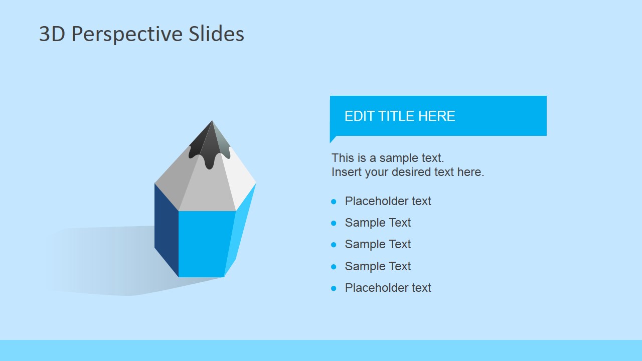 3D Perspective Icons for PowerPoint - SlideModel