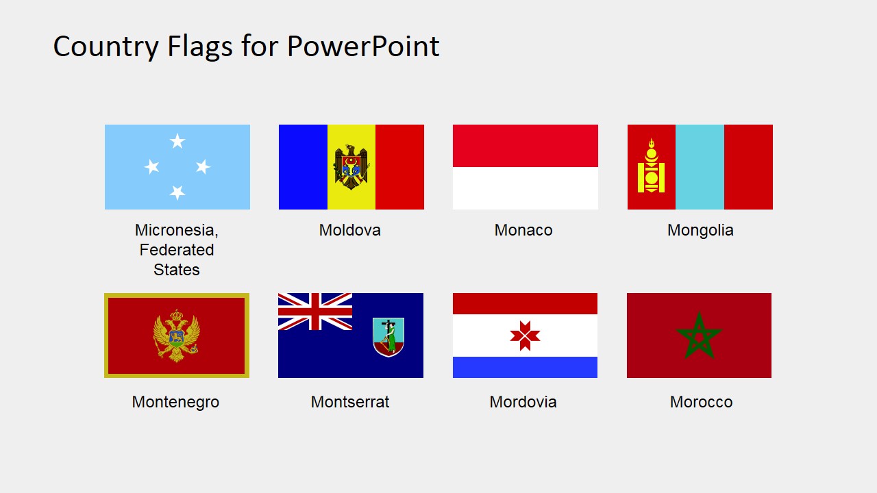 Country Flags Clipart for PowerPoint (L to M) - SlideModel