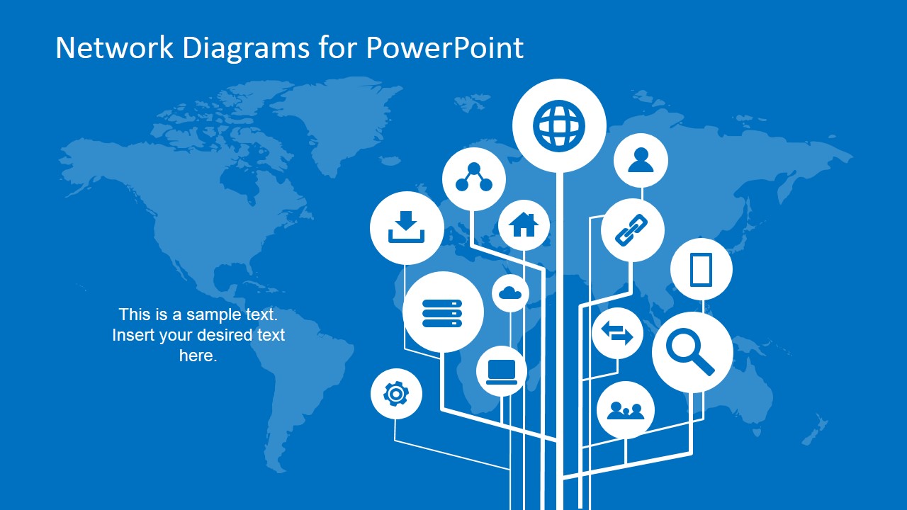 45 Network Diagram Powerpoint Template Free Download Pics 1000diagrams