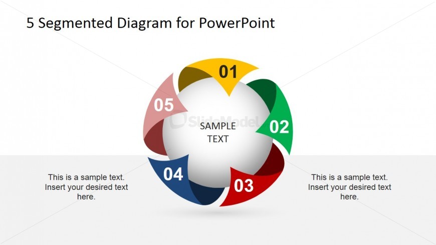 5 Step Creative Circular Diagram For Powerpoint Slidemodel 5 Step