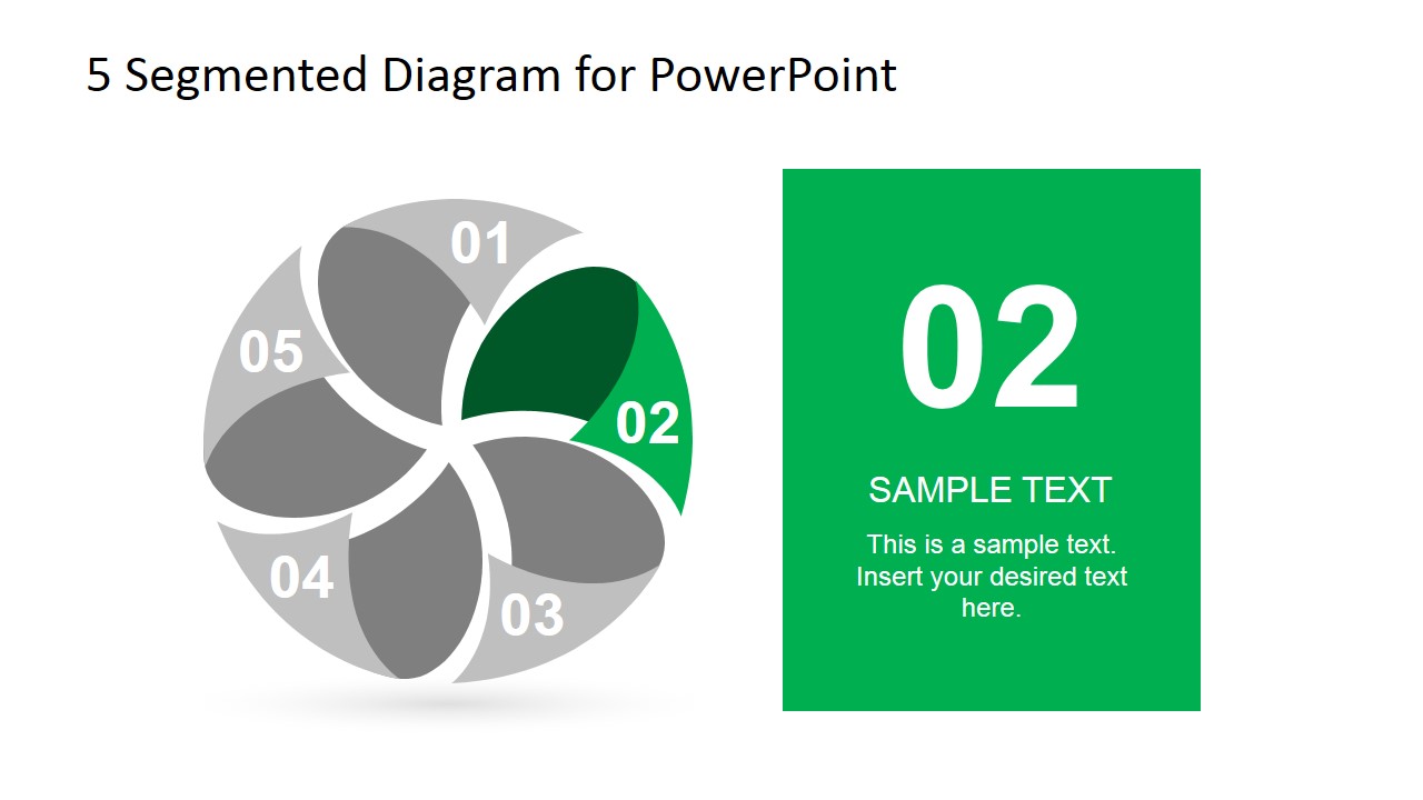 5 Segmented Diagram for PowerPoint - SlideModel