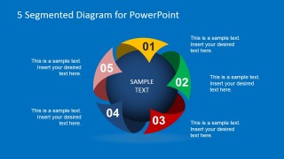 5 Segmented Diagram for PowerPoint - SlideModel