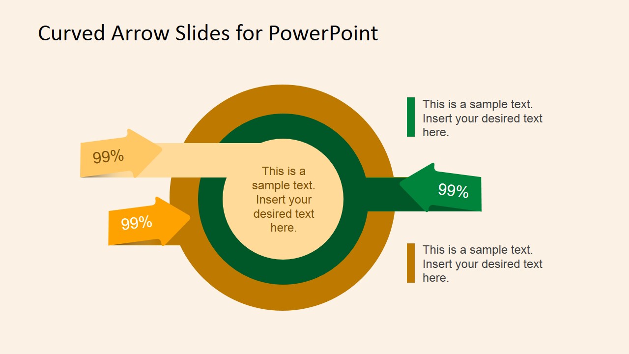 Curved Arrow Slides for PowerPoint - SlideModel
