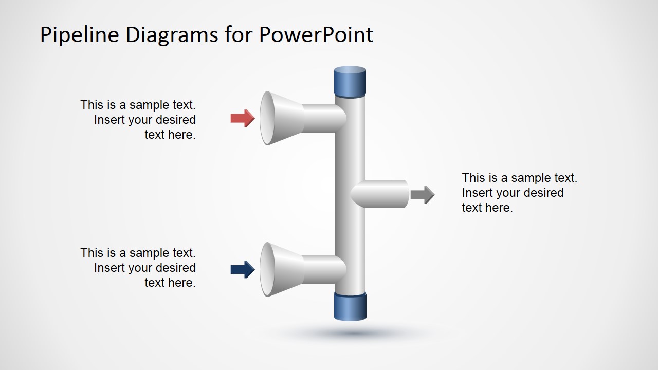Pipelines Diagram Template for PowerPoint - SlideModel