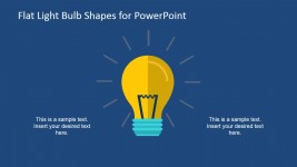 Light Bulb Templates and Shapes for PowerPoint Presentations