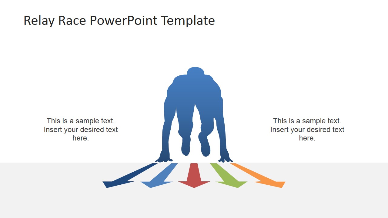 Relay Race PowerPoint Template - SlideModel